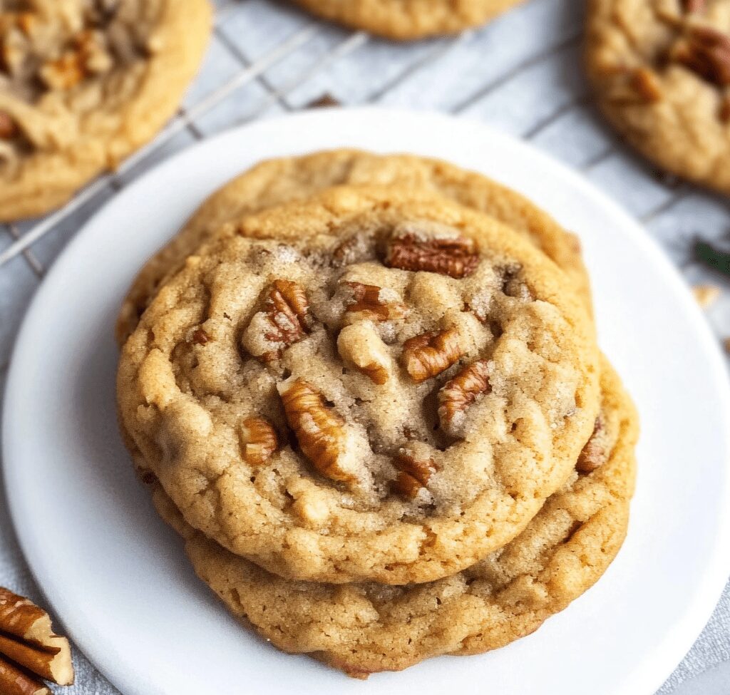 Soft & Chewy Butter Pecan Cookies 🍪 - all moms recipes