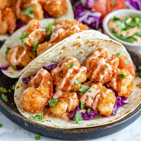 Bang Bang Shrimp Tacos (Dynamite Shrimp) - Easy homemade recipes