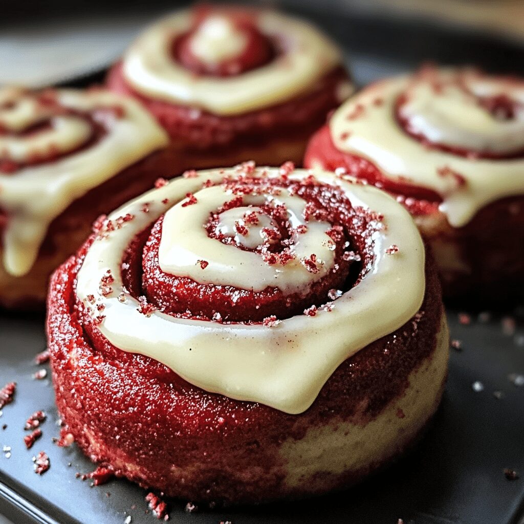 Heavenly Red Velvet Cinnamon Rolls: Decadent, Soft, and Irresistible ...