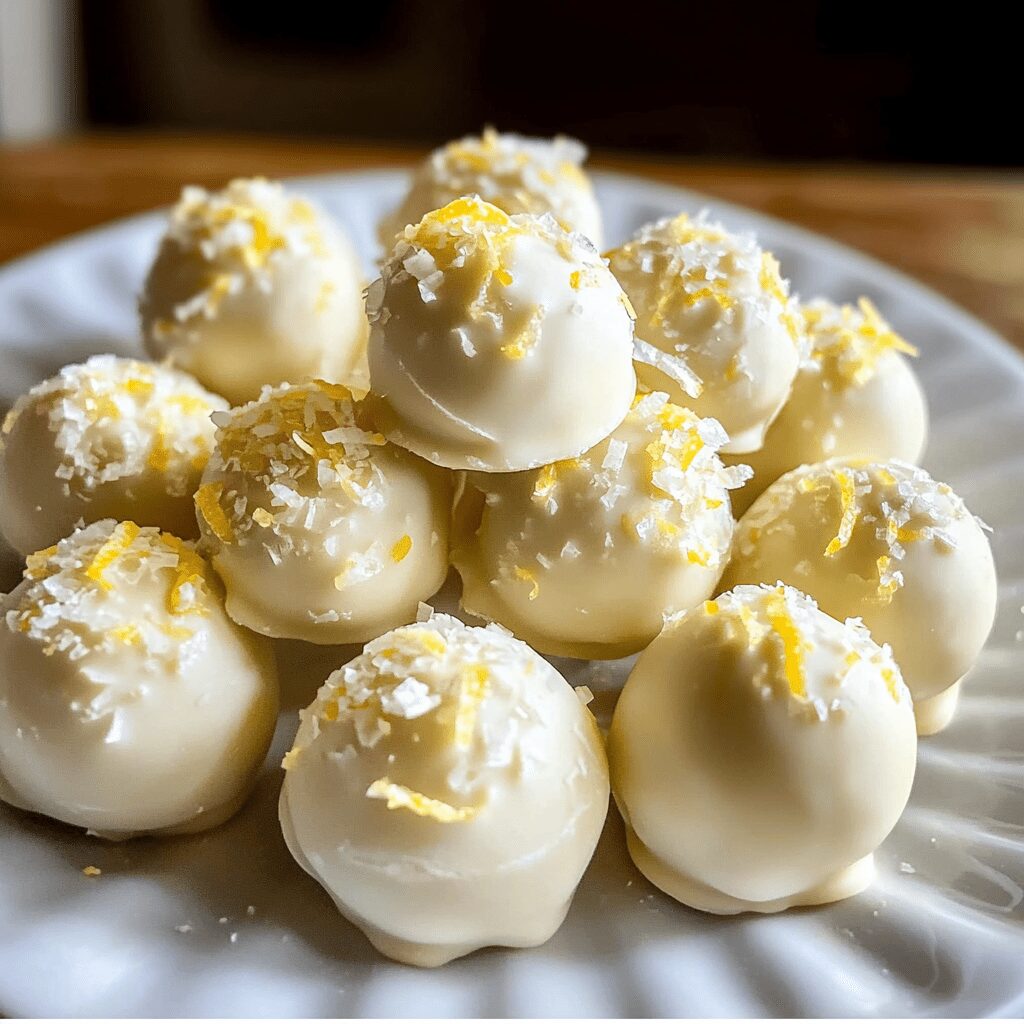 White Chocolate Lemon Truffles - all moms recipes