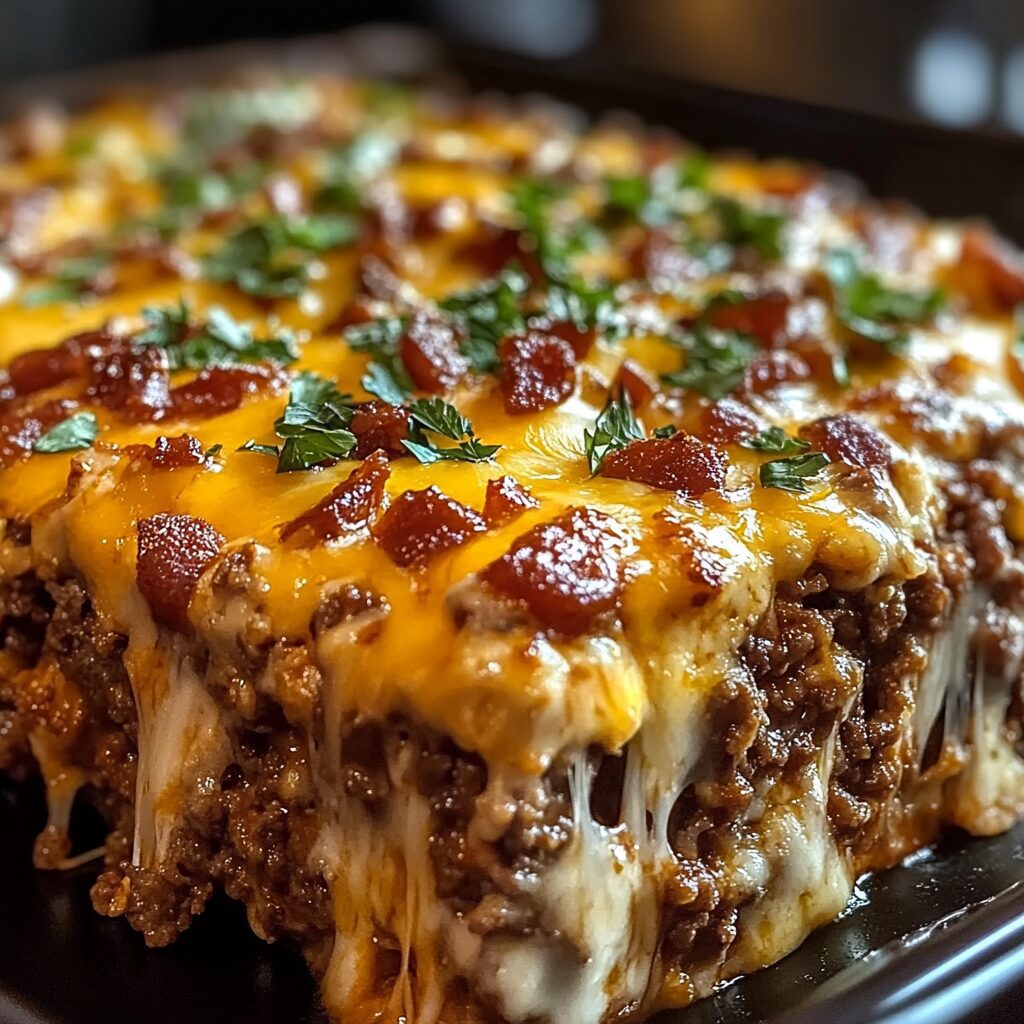 Cheesy Loaded Meatloaf Casserole - all moms recipes