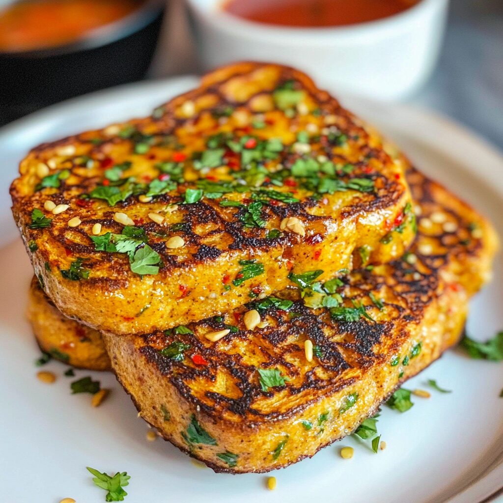 Vegan French Toast | Savory Masala Toast – A Flavorful Twist on a ...