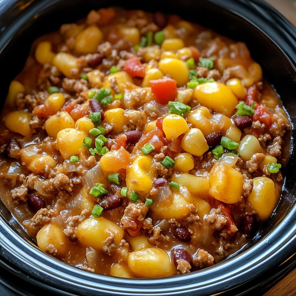 Slow Cooker Cowboy Casserole - all moms recipes