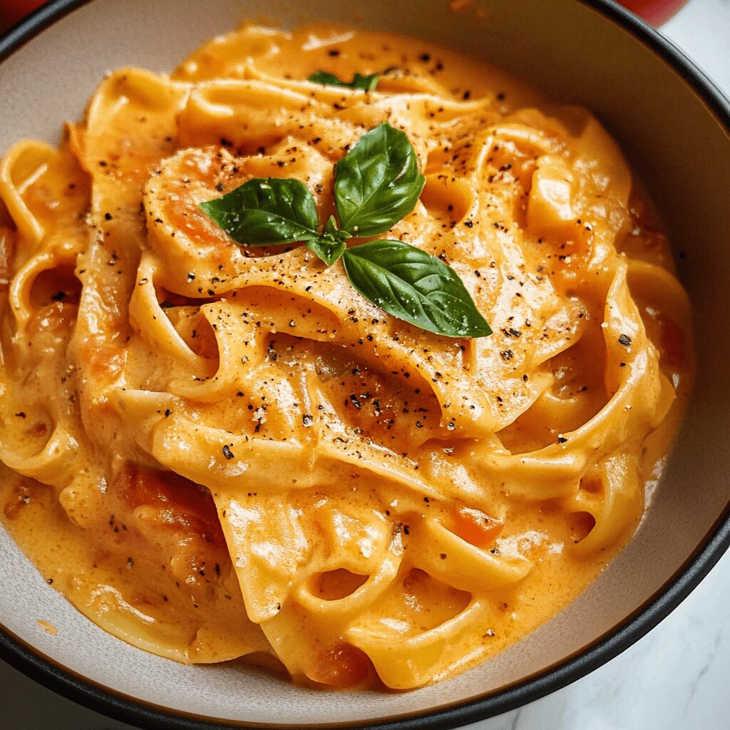 Easy One Pot Creamy Tomato Pasta - all moms recipes