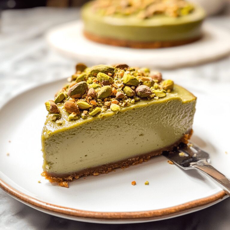 Pistachio Cheesecake with Pistachio Topping – All Moms Recipes