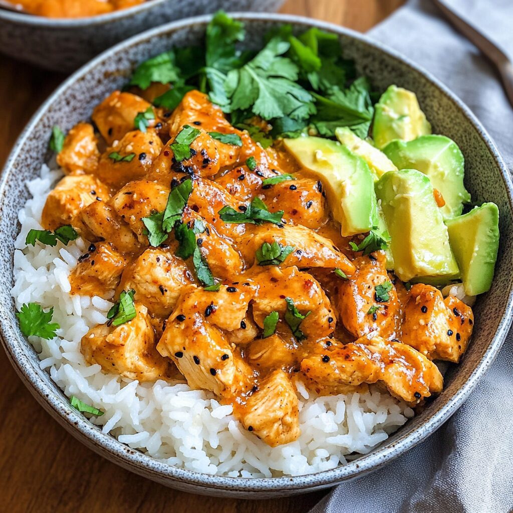 Coconut Chicken Rice Bowl (Flavorful & Easy Meal) - all moms recipes