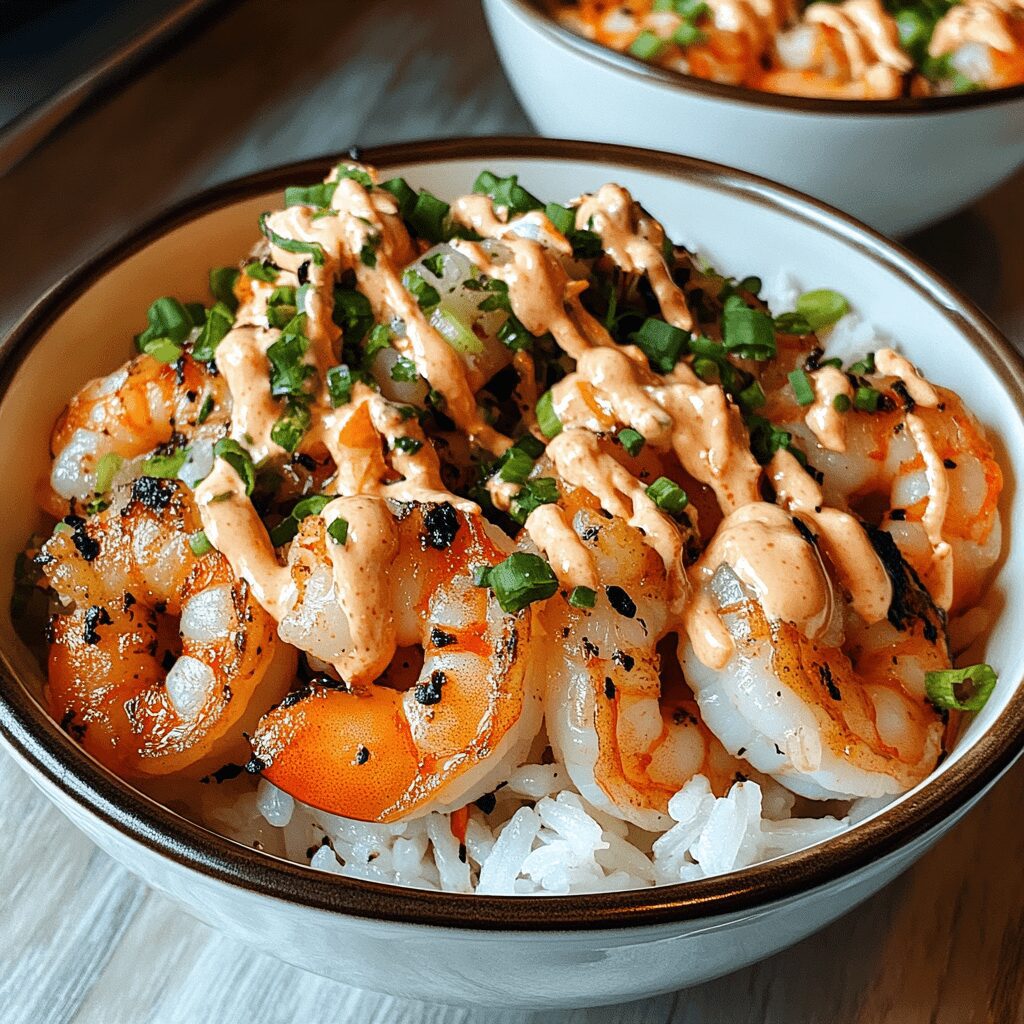Shrimp Rice Bowls with Spicy Mayo - all moms recipes