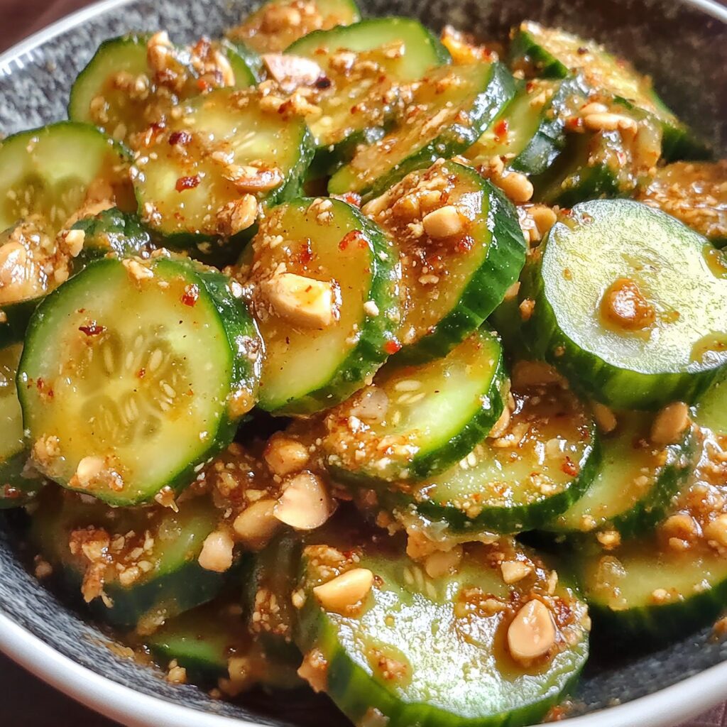 Cucumbers in Spicy Peanut Sauce - all moms recipes