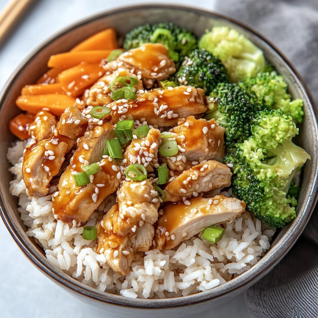 Teriyaki Chicken Rice Bowl - all moms recipes