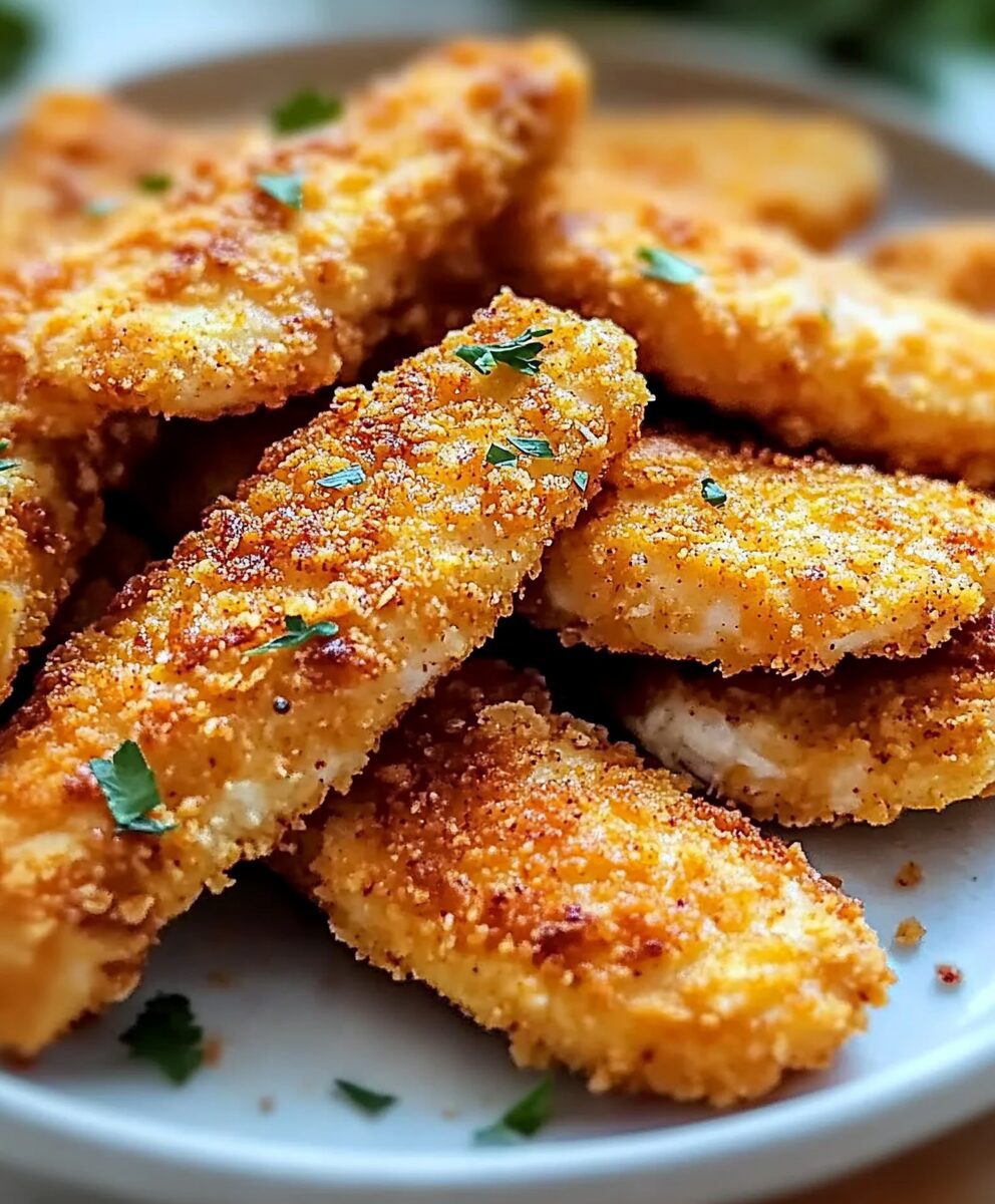 Crispy Homemade Baked Chicken Tenders - all moms recipes