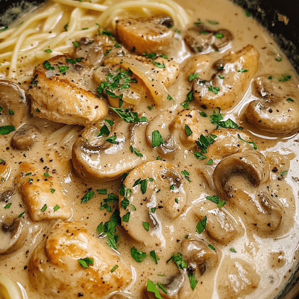 Creamy Crock Pot Chicken Marsala - all moms recipes