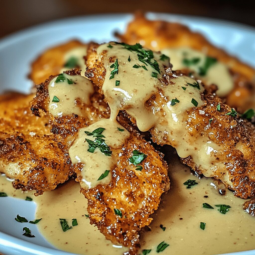 Crispy Parmesan Chicken with a Rich Garlic Sauce - all moms recipes