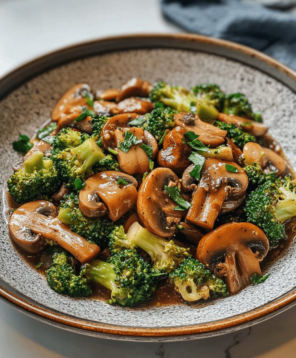 Broccoli and Mushroom Stir Fry - all moms recipes