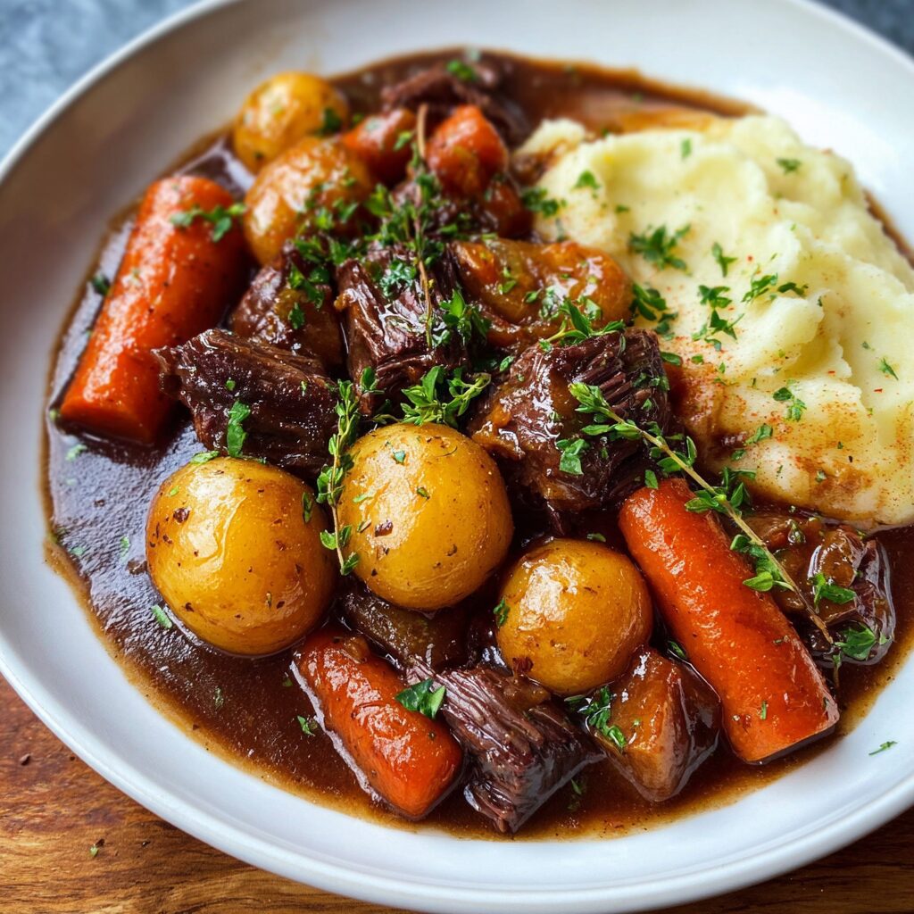 How to Make Red Wine-Braised Beef Stew with Potatoes and Carrots - all ...