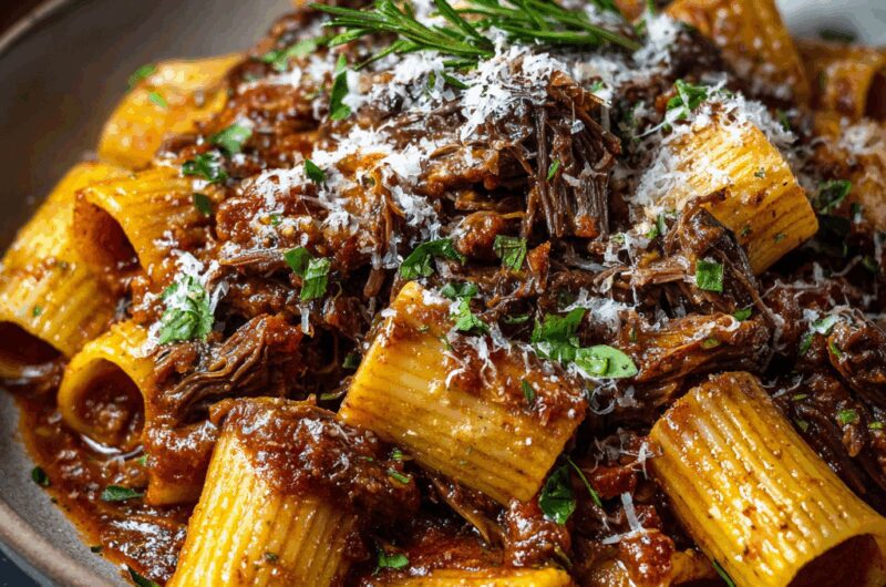 Braised Short Rib Ragu Pasta - all moms recipes