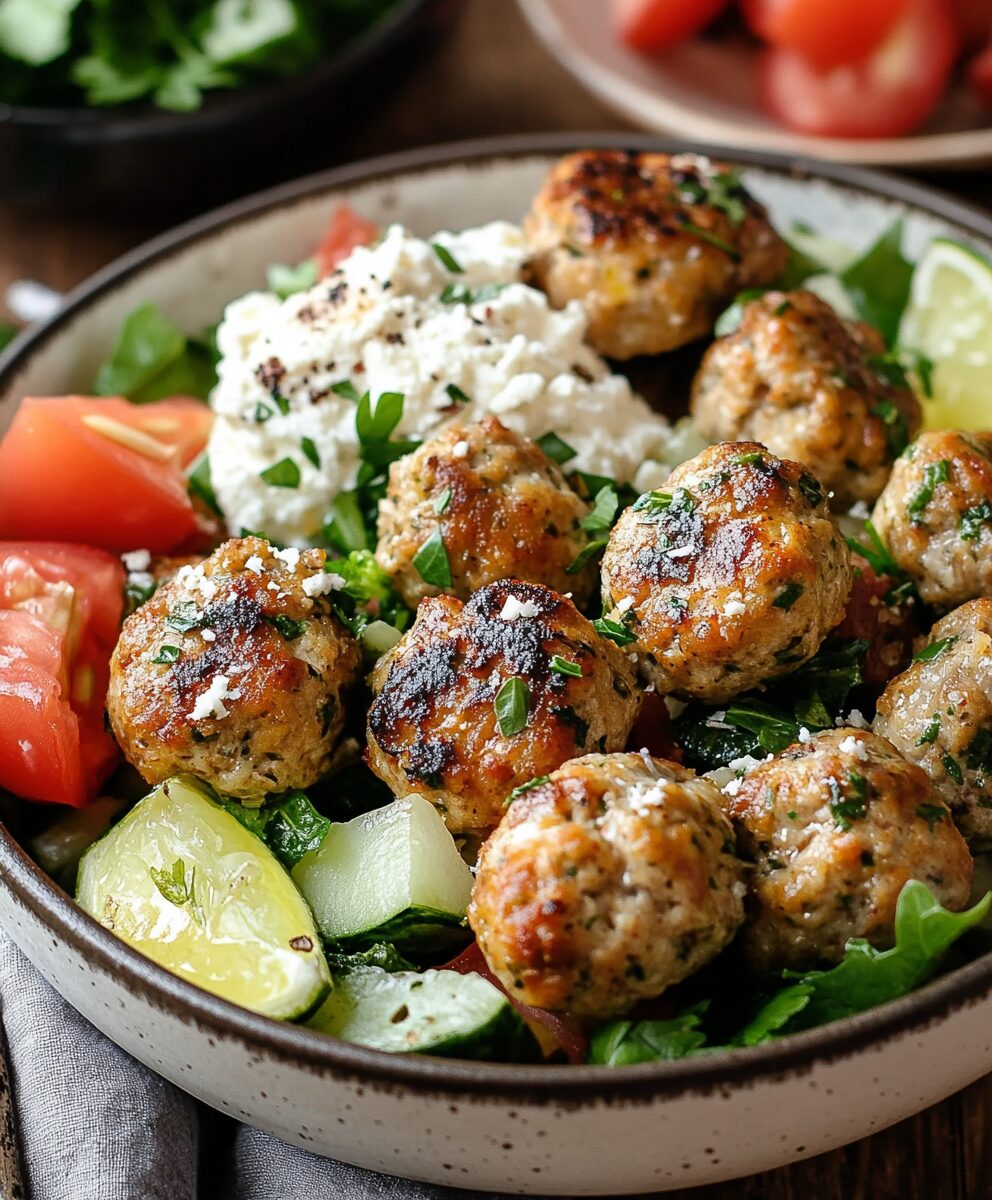 Greek Chicken Meatballs - all moms recipes