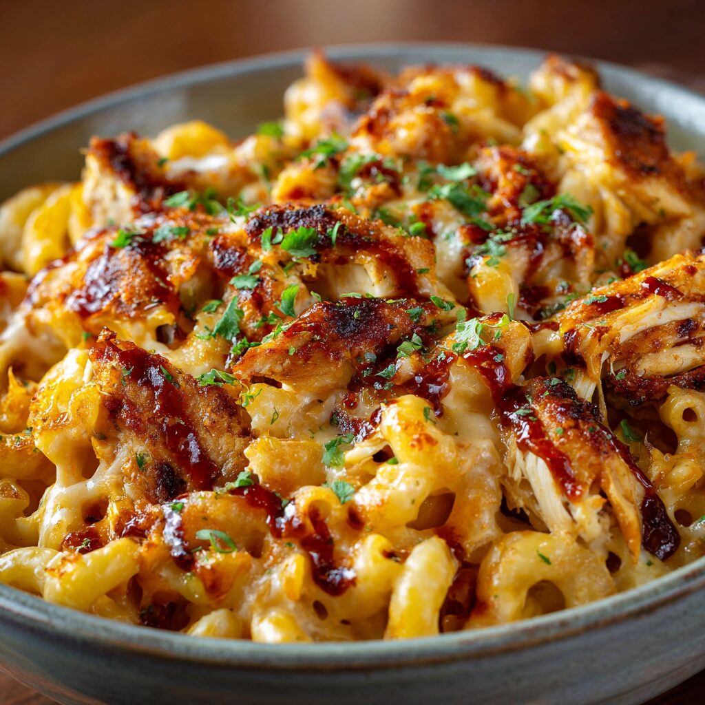 BBQ Chicken Mac and Cheese - all moms recipes