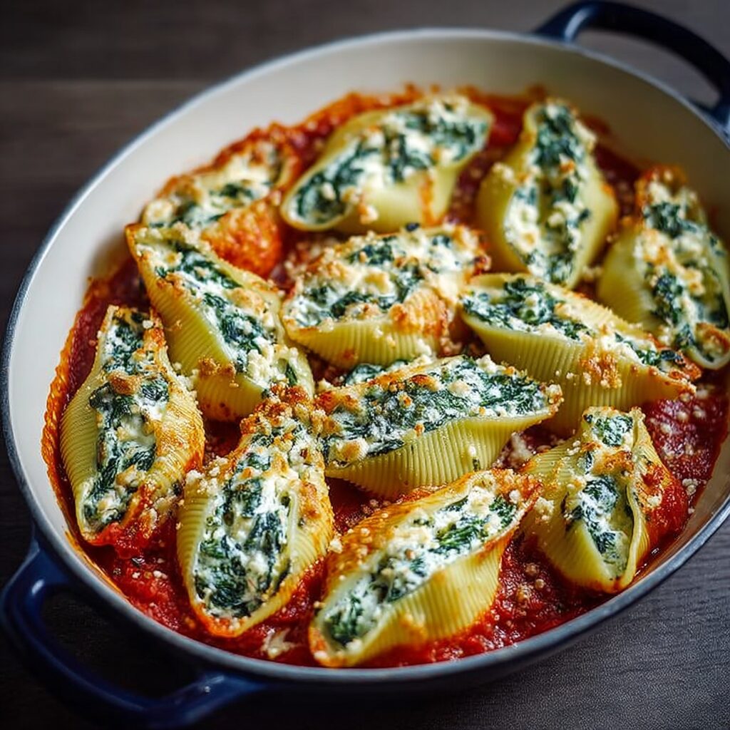 Spinach and Ricotta Stuffed Shells - all moms recipes