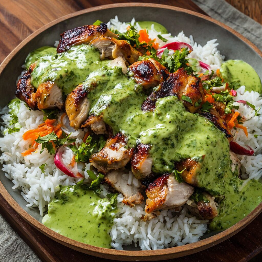 Peruvian Chicken and Rice with Green Sauce (Arroz con Pollo Peruano ...