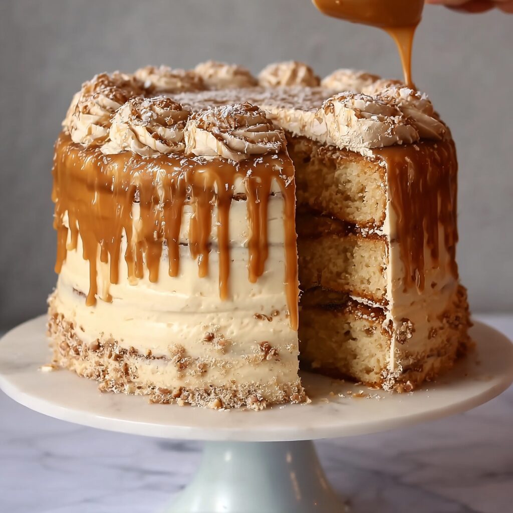 Brown Sugar Salted Caramel Cake - all moms recipes