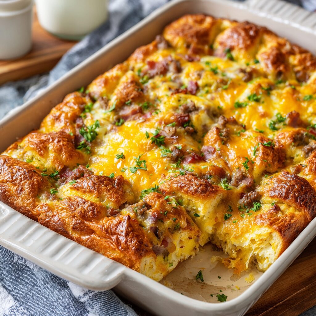 Crescent Roll Breakfast Casserole - all moms recipes