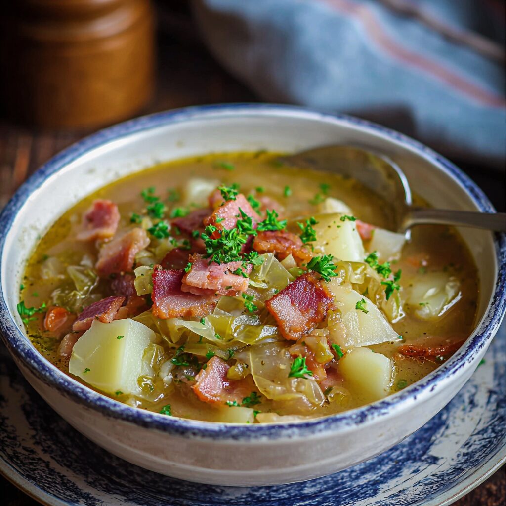 Irish Bacon, Cabbage, and Potato Soup (Cozy, Hearty & Comforting) - all ...