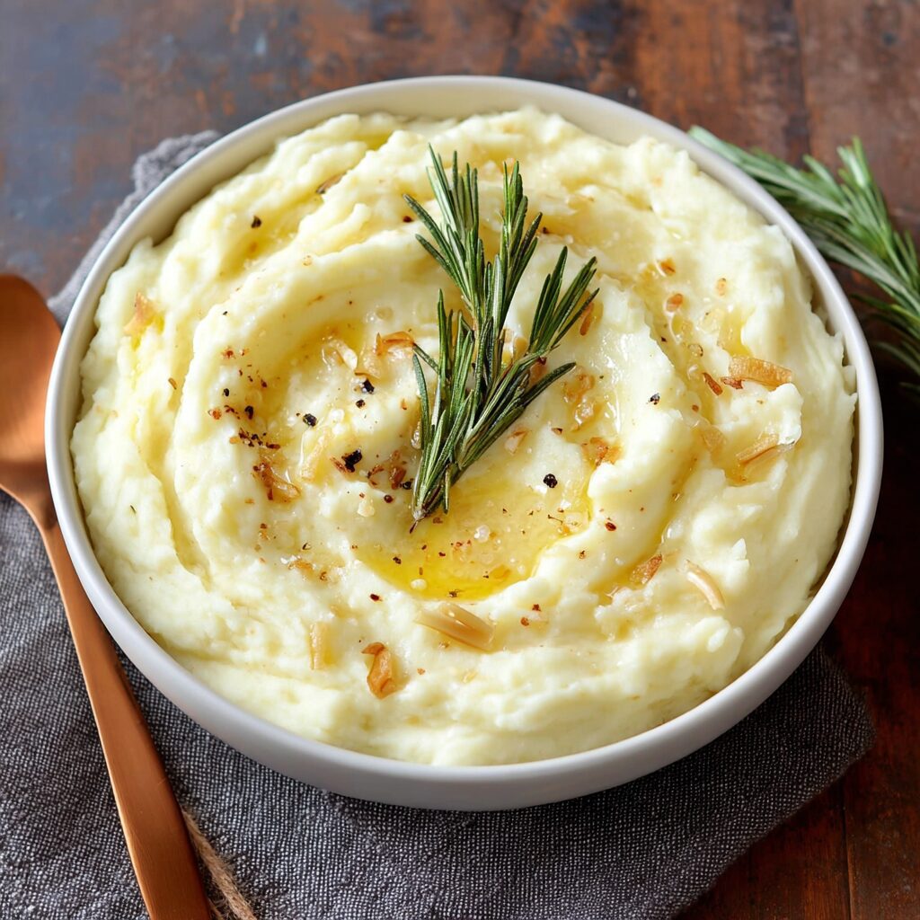Rosemary Garlic Mashed Potatoes - all moms recipes