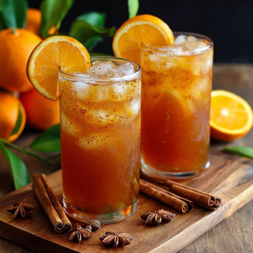 Homemade Orange Cinnamon Iced Tea - all moms recipes