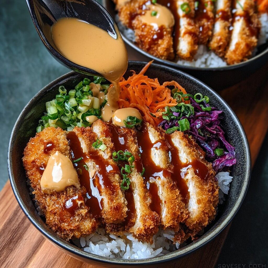 Japanese Katsu Bowls with Tonkatsu Sauce - all moms recipes