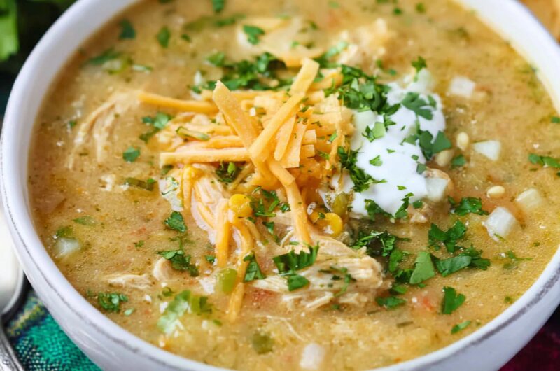 Green Enchilada Chicken Soup - all moms recipes