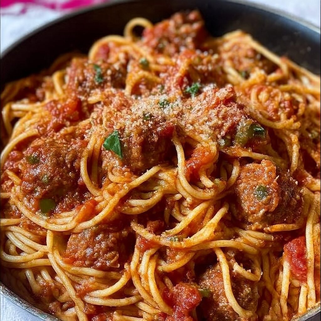 Pressure Cooker Spaghetti and Meatballs - all moms recipes