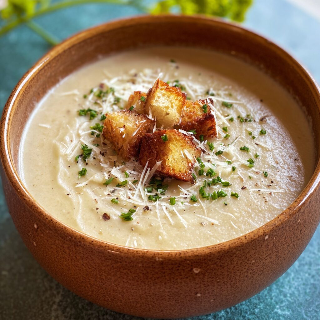 Roasted Garlic Potato Soup - all moms recipes