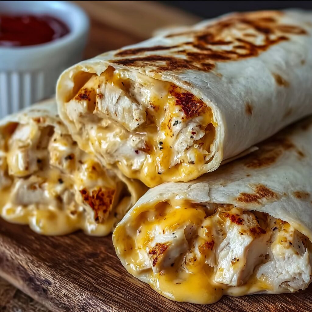 Quick Cheesy Chicken Wrap - all moms recipes