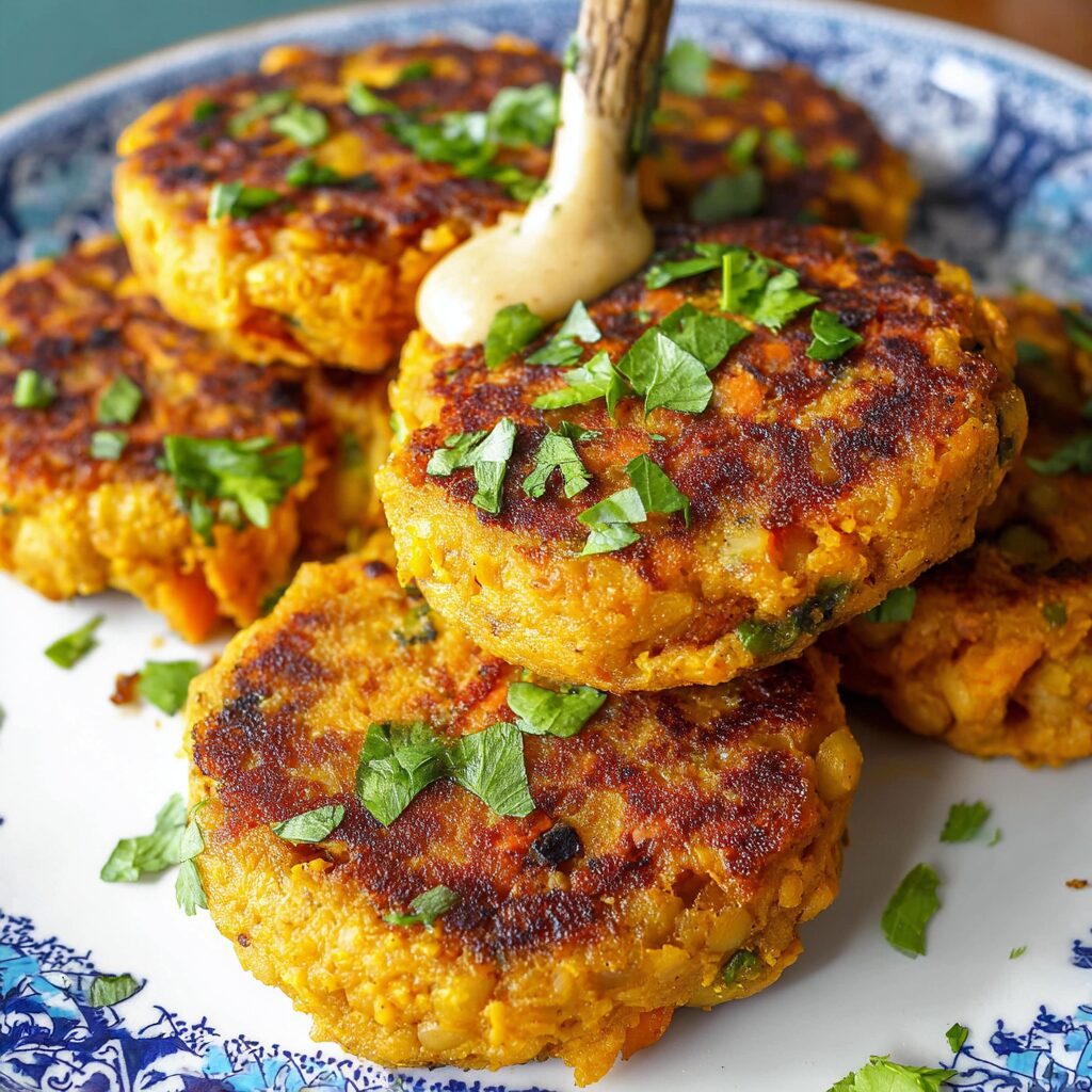 Chickpea Sweet Potato Patties - all moms recipes